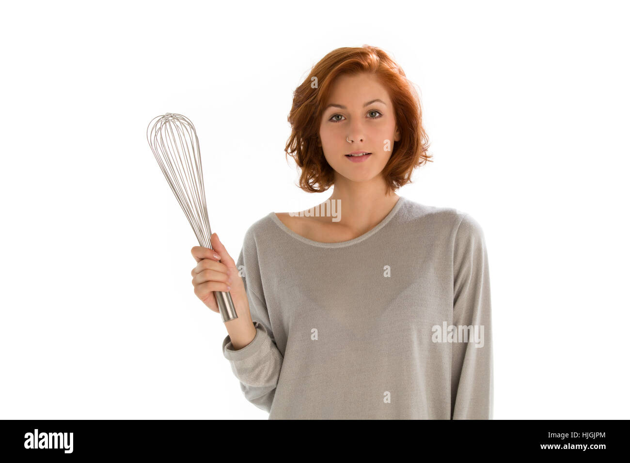 girl with a whisk Stock Photo - Alamy