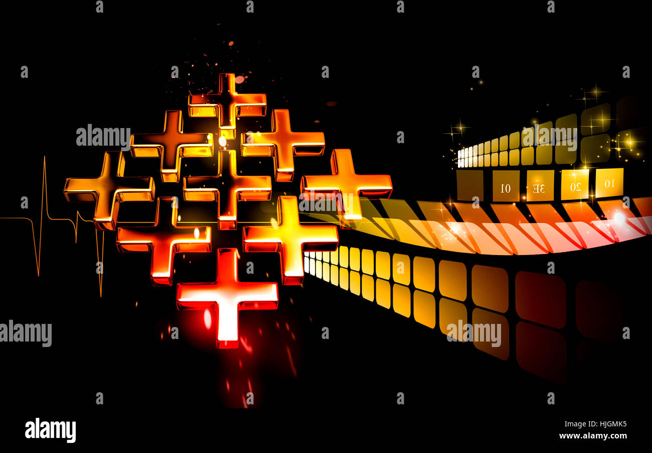 religious, art, isolated, graphics, colour, cross, illustration ...