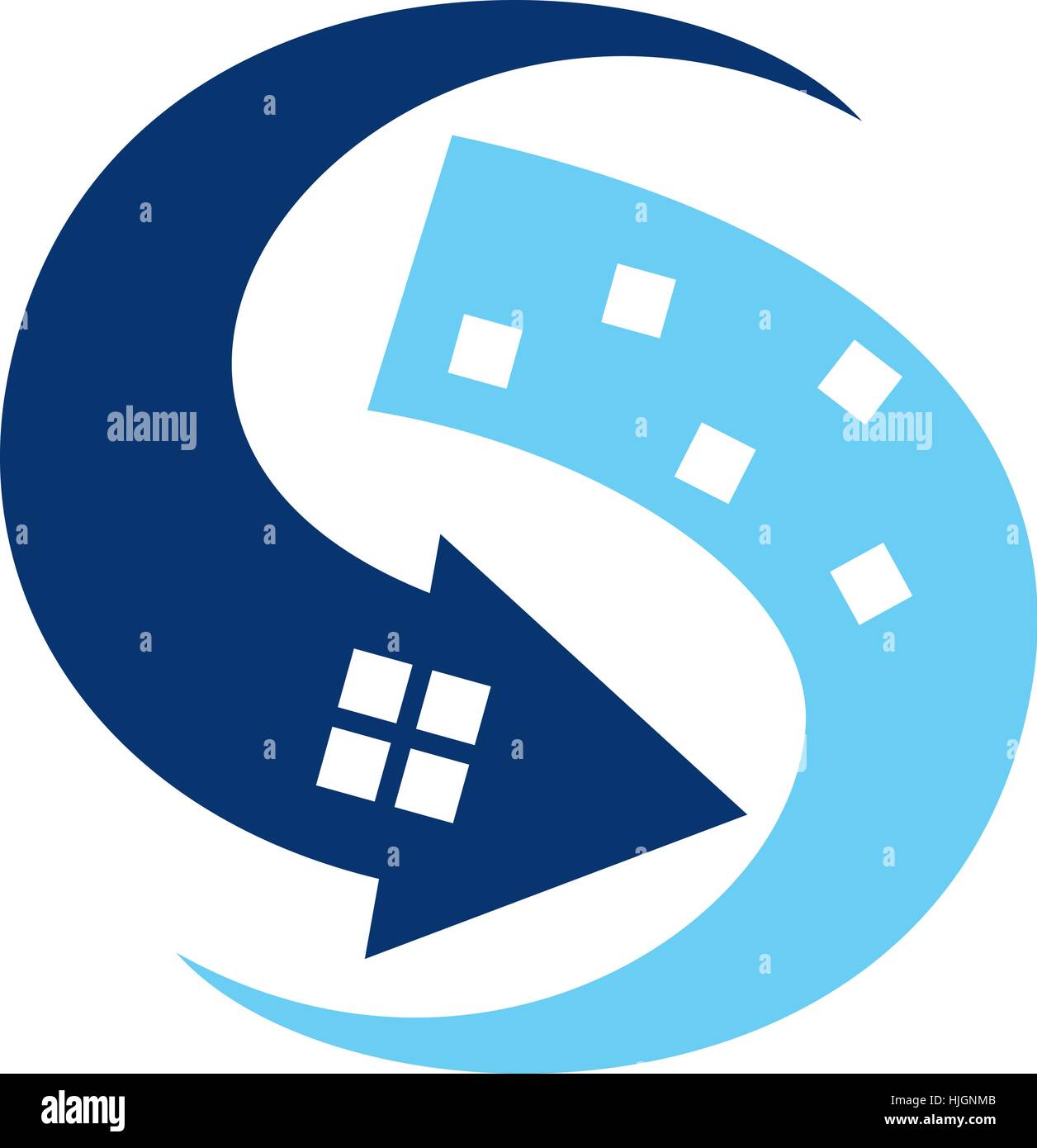 Real Estate Letter S Stock Vector Image & Art - Alamy