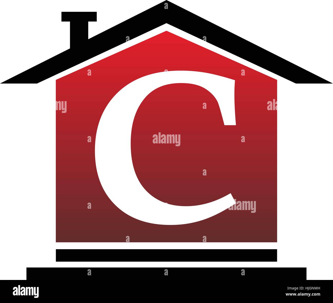 Real Estate Initial C Stock Vector Image & Art - Alamy