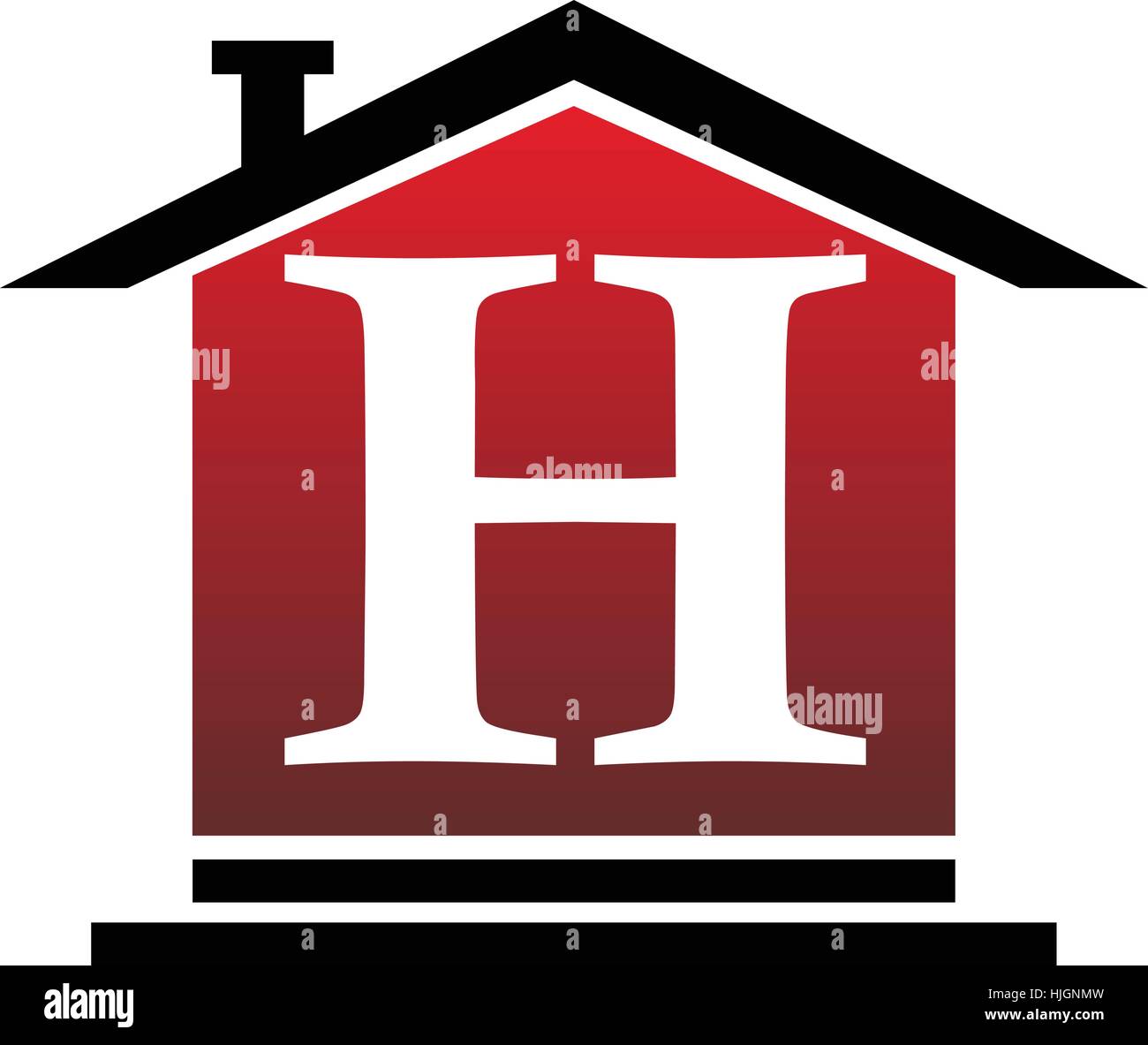 Real Estate Initial H Stock Vector Image & Art - Alamy