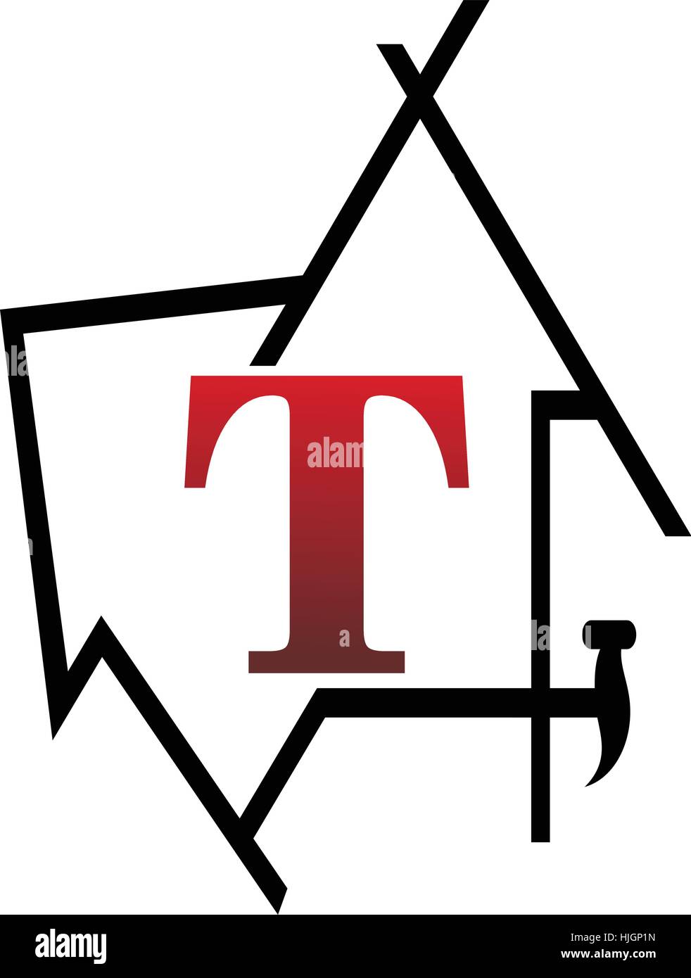 T concrete Stock Vector Images - Alamy