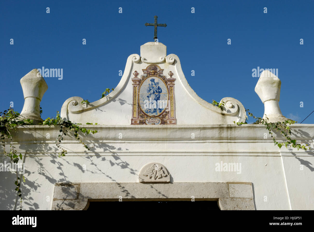 cross, portugal, gable, blue, religious, shine, shines, bright, lucent ...