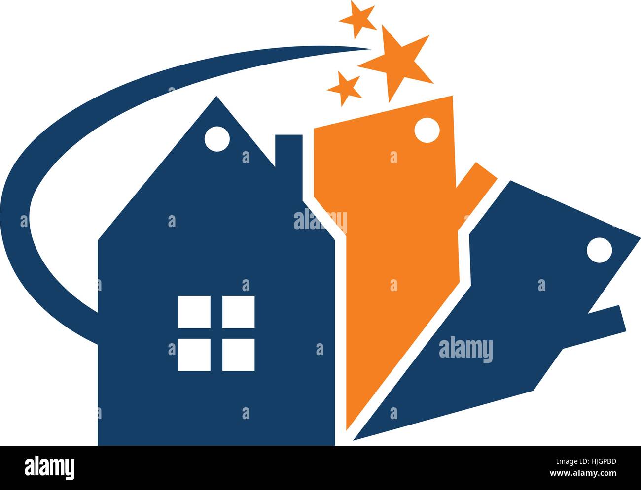 Home star Stock Vector Images - Alamy
