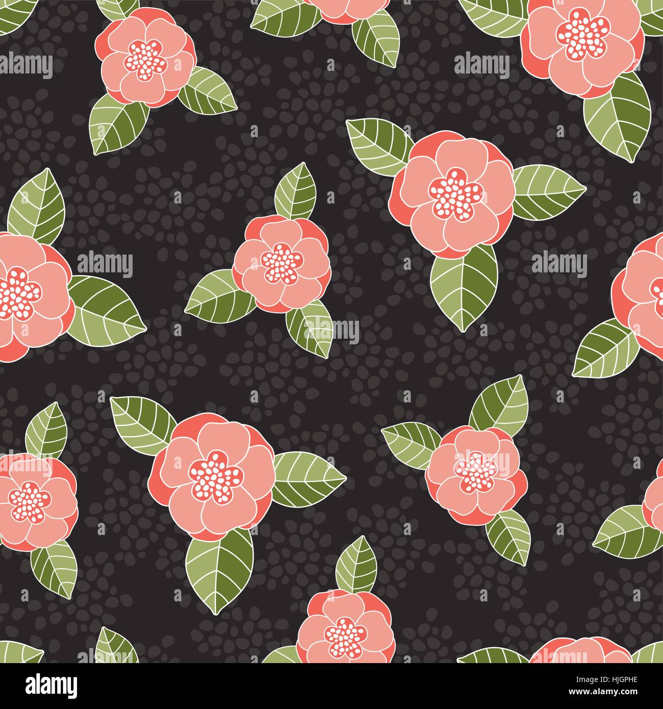 Vector rose simple pattern hi-res stock photography and images - Alamy