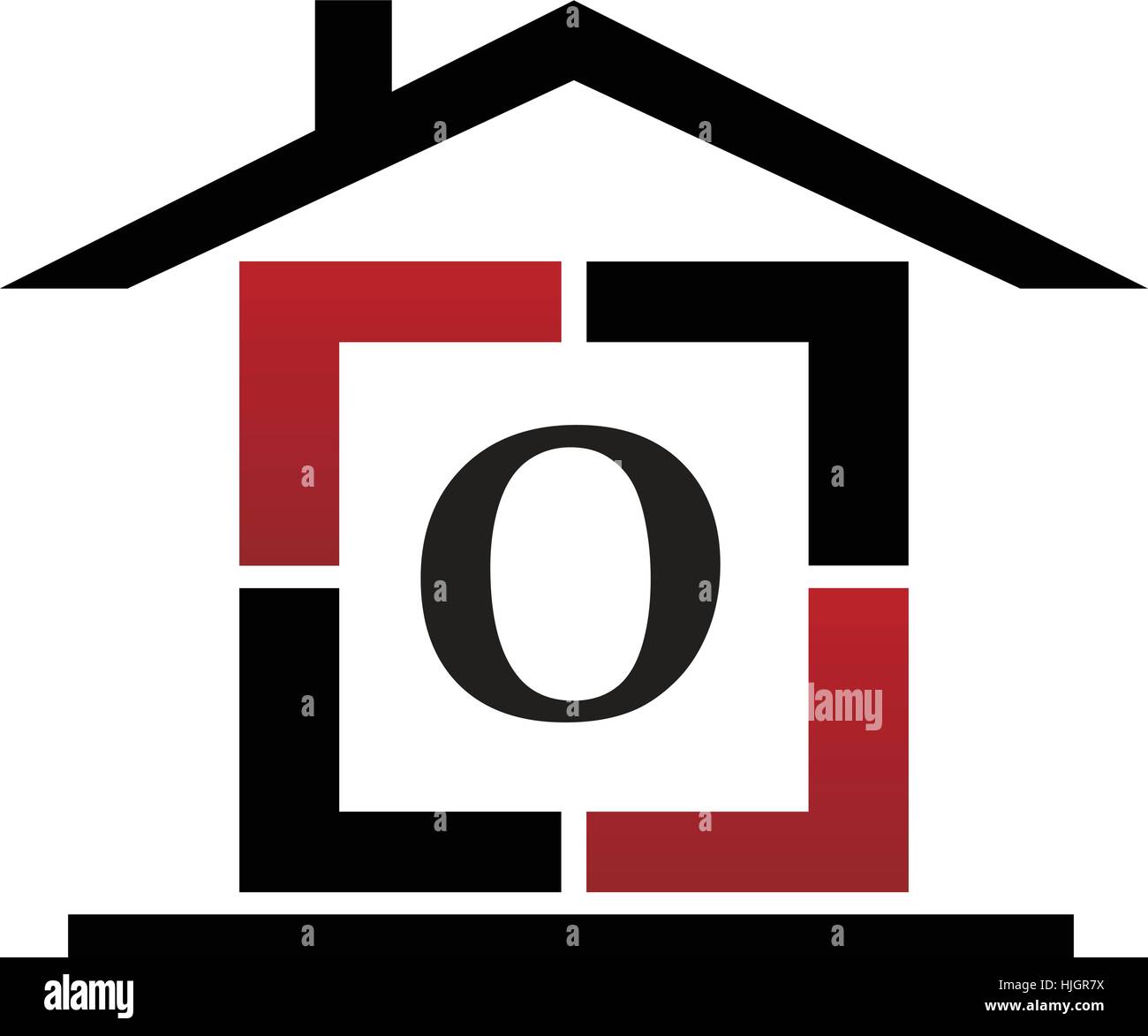 O real estate logo hi-res stock photography and images - Alamy