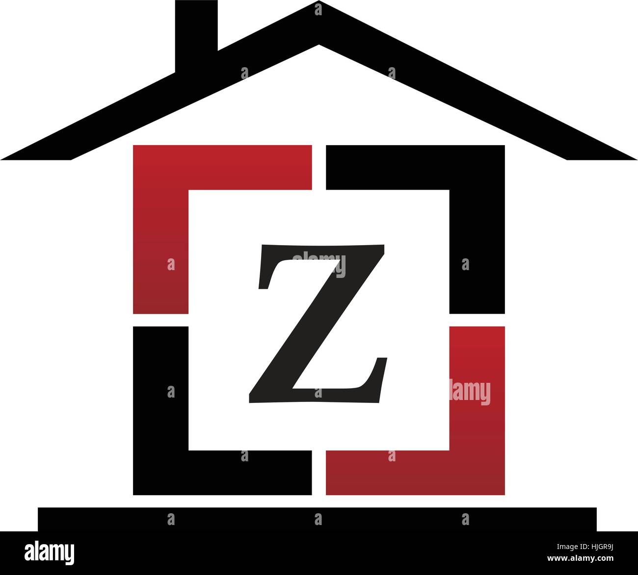 Real Estate Initial Z Stock Vector Image & Art - Alamy