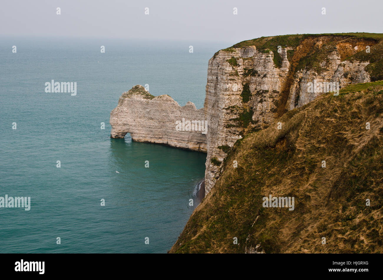 cliff of amont Stock Photo - Alamy