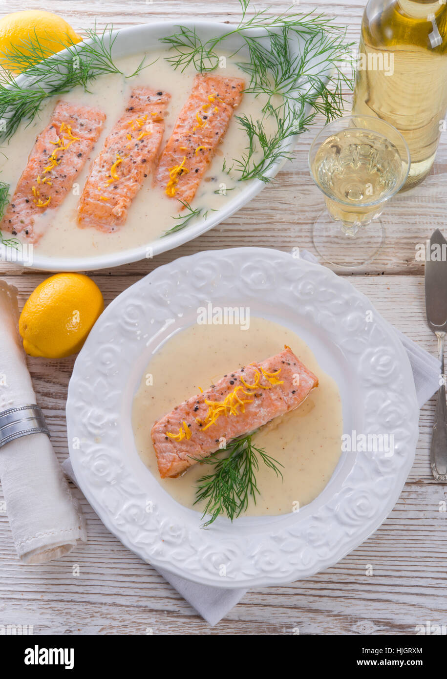 plate, grilled, food, dish, meal, lunch, salmon, vine, grape vine ...