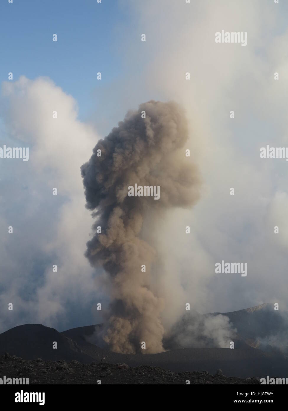 lava, eruption, vulcan, volcano, smoke, smoking, smokes, fume, danger ...