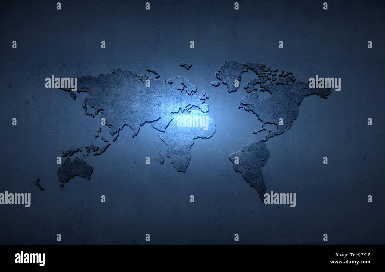 Concrete on a map hi-res stock photography and images - Alamy