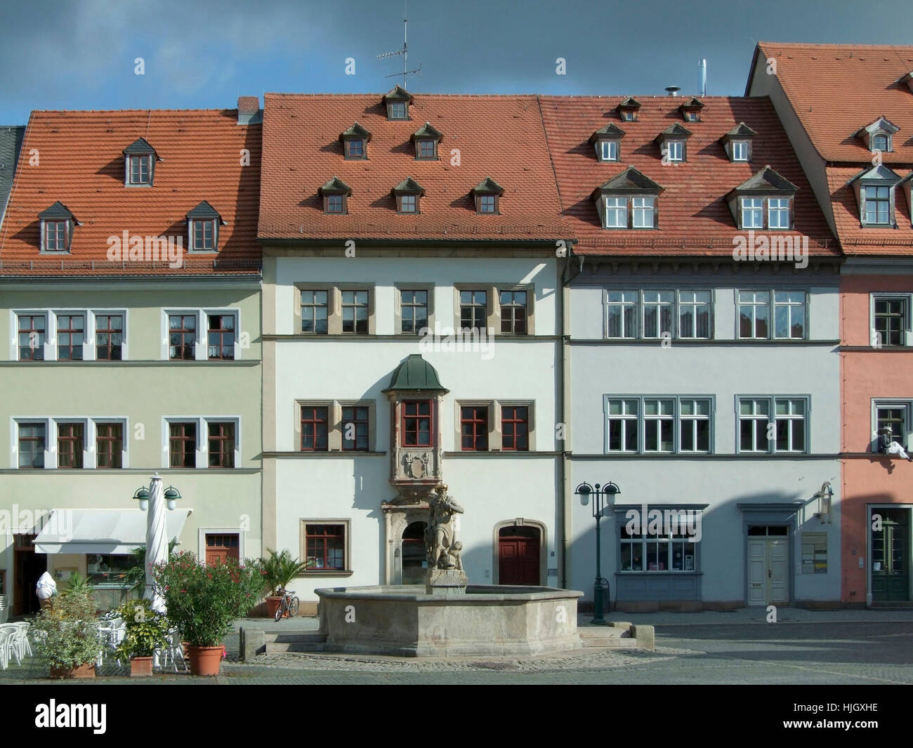 Street scenery of Weimar, a city in Thuringia (Germany Stock Photo - Alamy