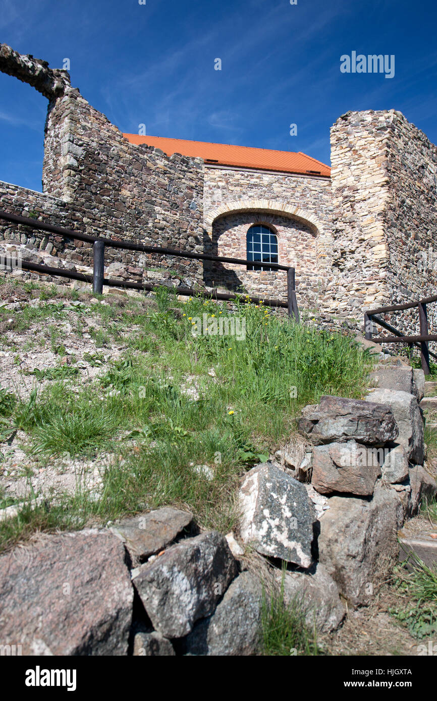 stronghold, stone, wall, ruins, castle, landscape, scenery, countryside ...