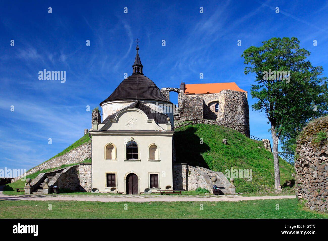 church, stronghold, stone, wall, castle, landscape, scenery ...