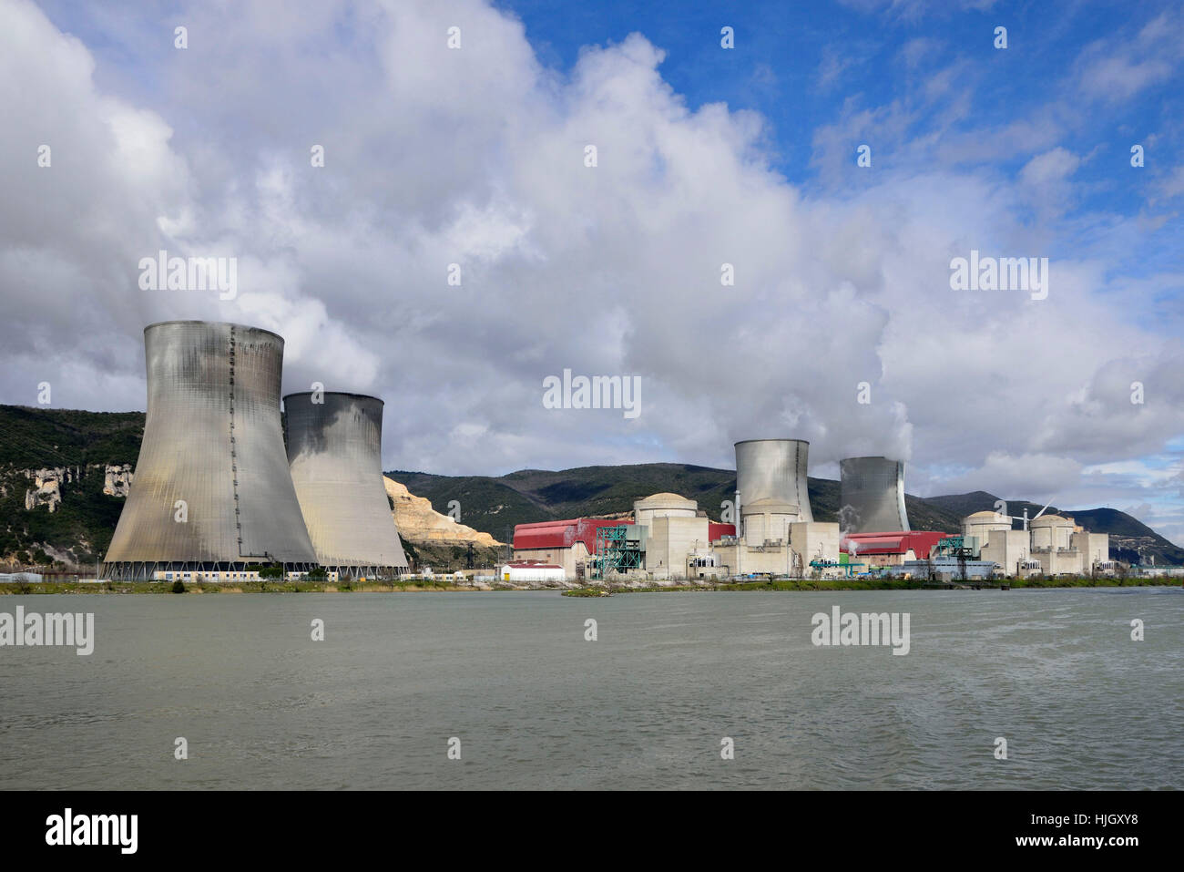 environment, enviroment, industry, france, nuclear power station ...