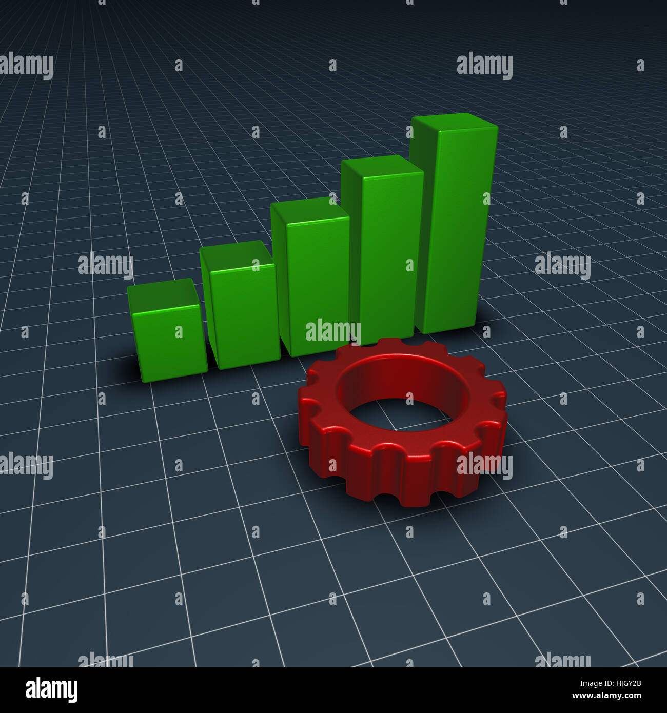 wheel, cogwheel, growth, diagram, bar chart, nascency, development ...