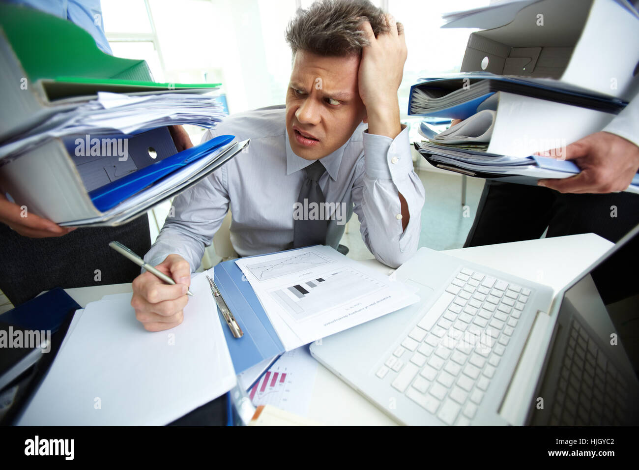 Embarrassed office workers hi-res stock photography and images - Alamy