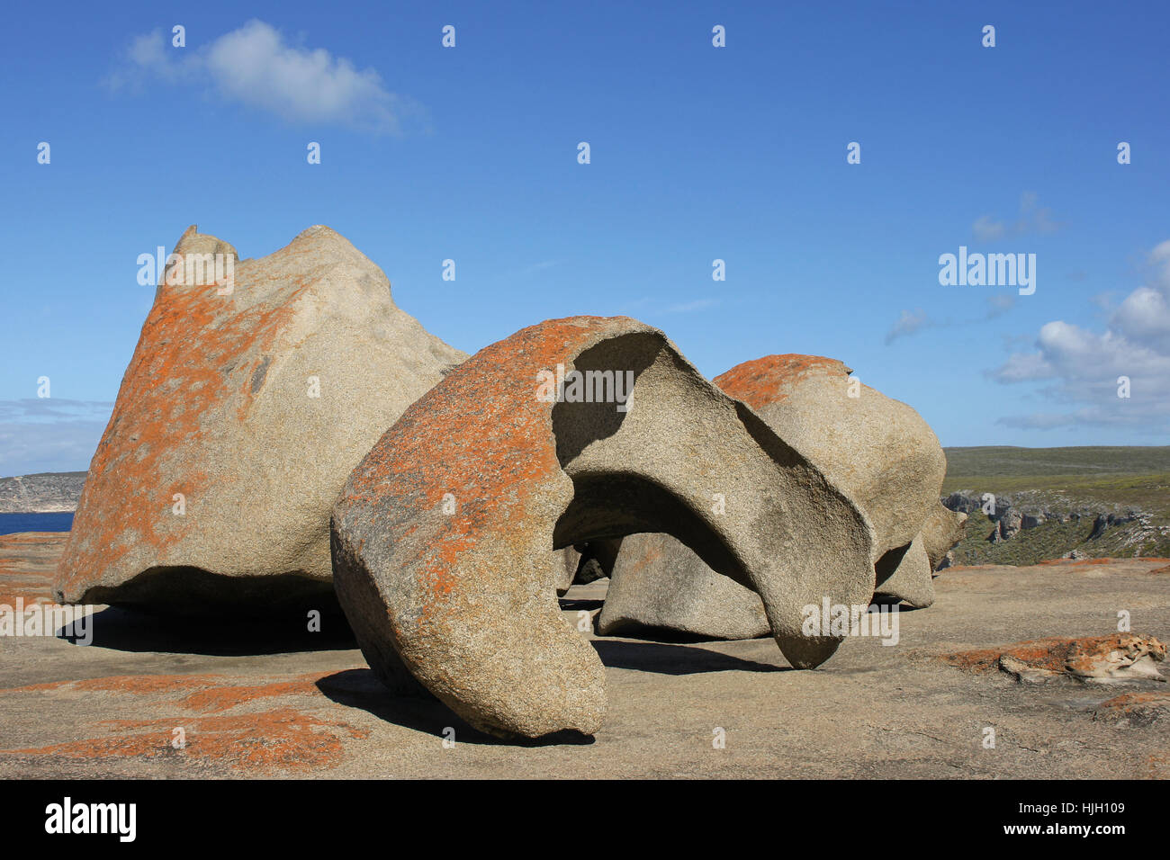 remarkable rocks,flinders chase np,kangaroo iceland,australia Stock ...