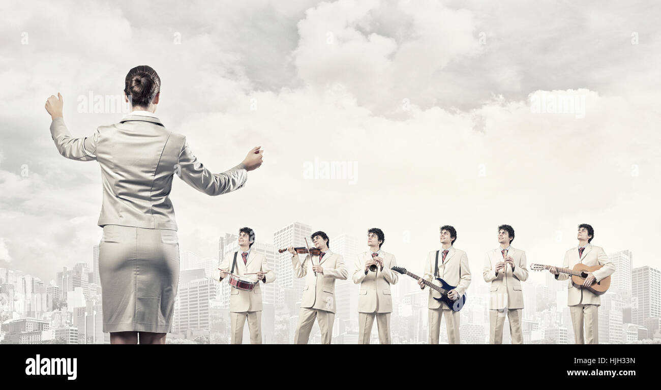 Woman orchestra director hi-res stock photography and images - Alamy