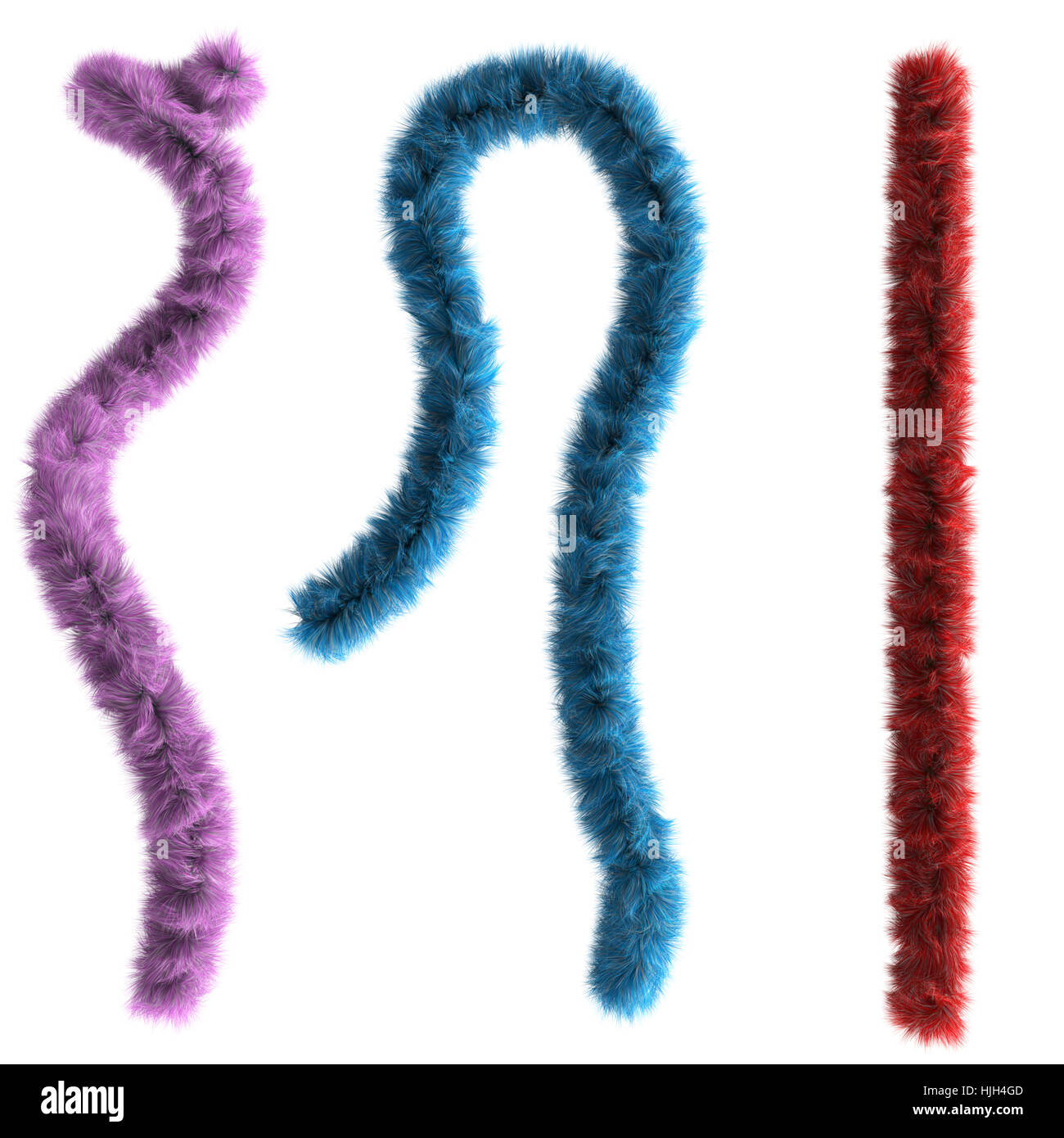 green, fur, string, packthreads, feather, shaggy, red, line, blue ...