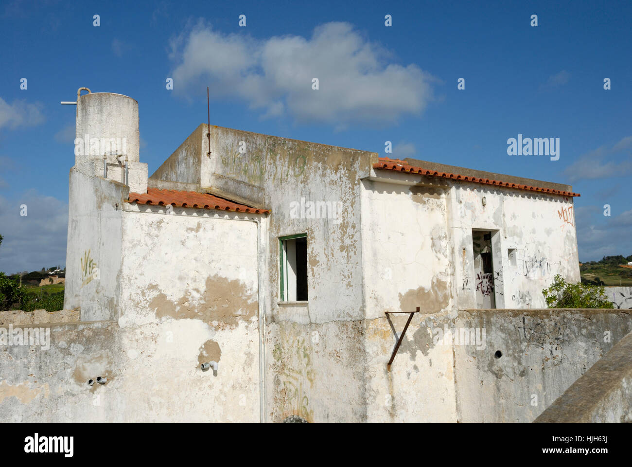 house, building, portugal, fortress, blockhouse, buildings, blue, house ...
