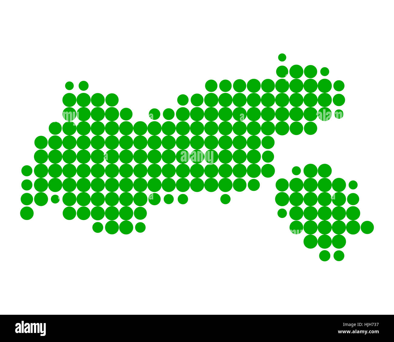 green, austrians, illustration, circle, card, spotted, tyrol, dot ...