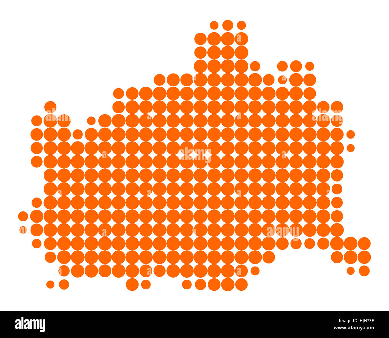 city, town, vienna, austrians, illustration, circle, card, spotted, dot ...