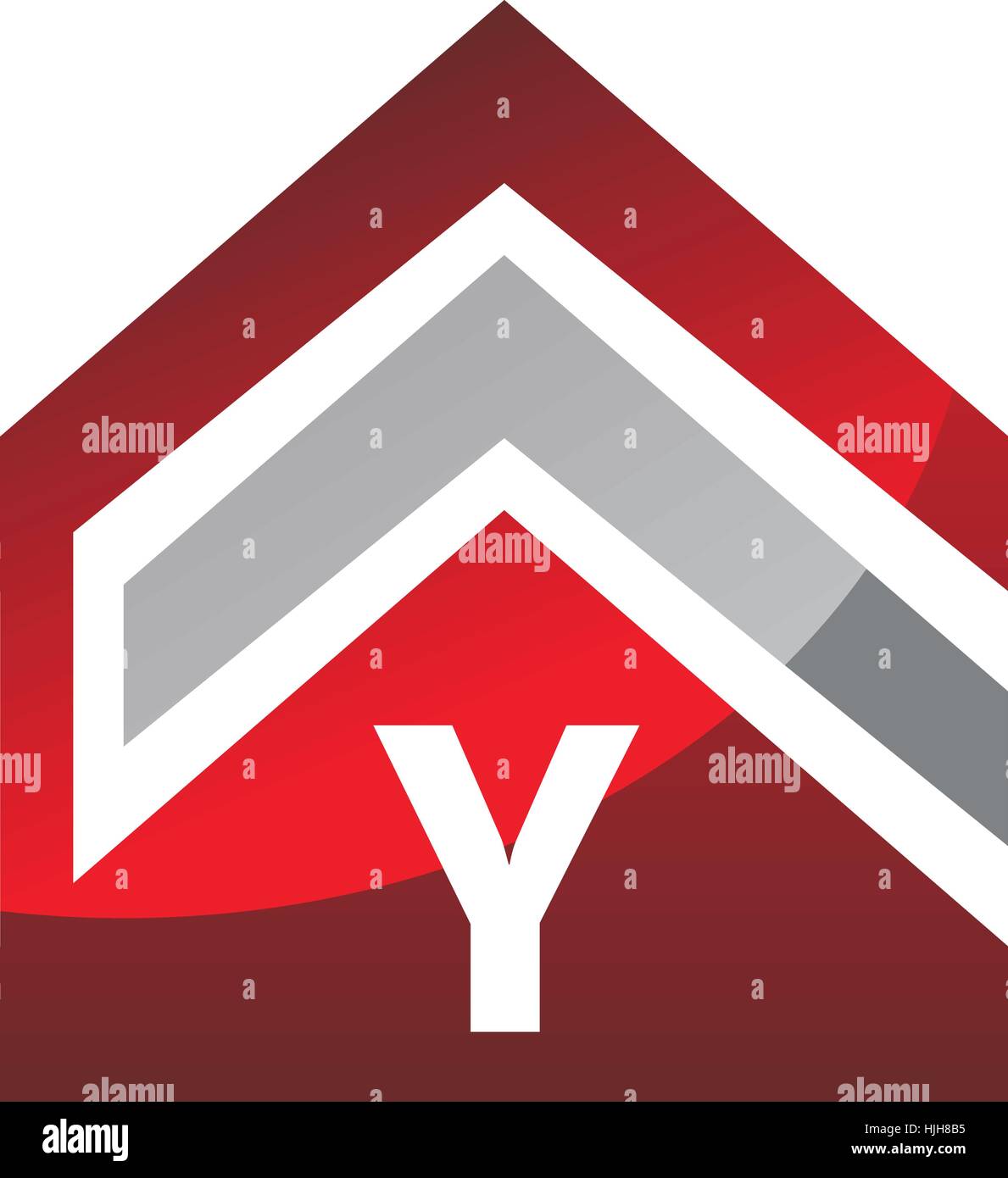 Y and roof logo hi-res stock photography and images - Alamy