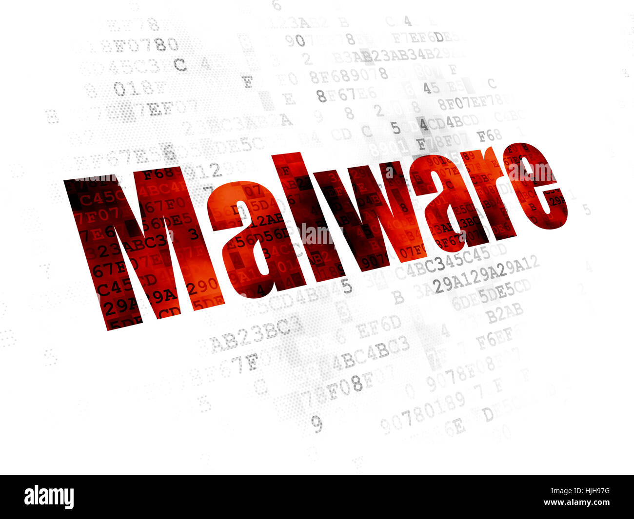 Safety concept: Malware on Digital background Stock Photo - Alamy