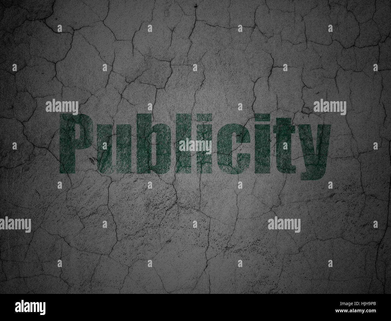 Advertising concept: Publicity on grunge wall background Stock Photo ...