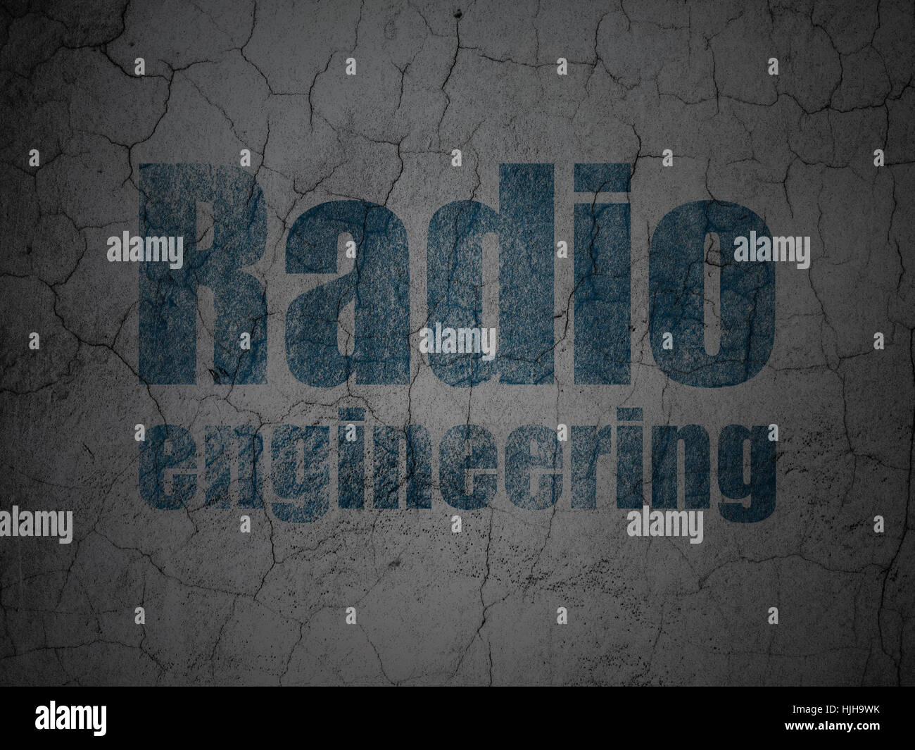 Science concept: Radio Engineering on grunge wall background Stock ...