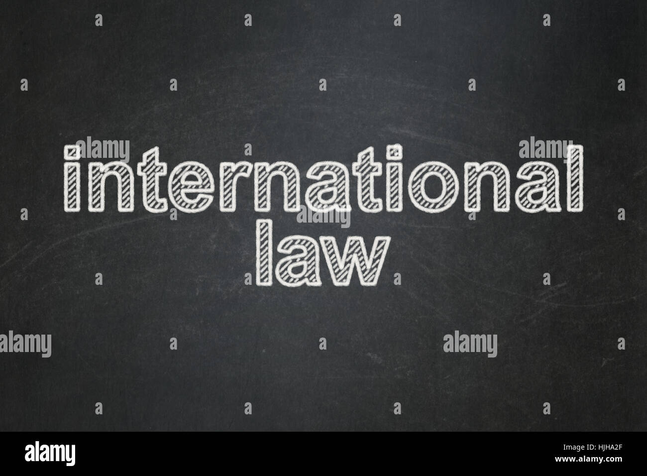 Political concept: International Law on chalkboard background Stock Photo - Alamy