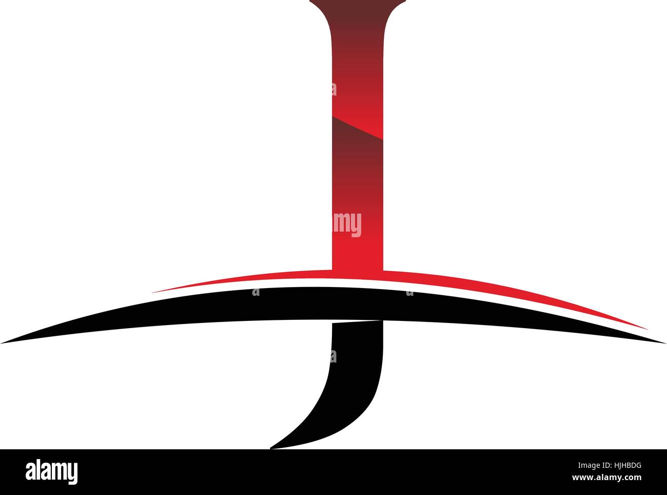 Swoosh Initial J Stock Vector Image & Art - Alamy