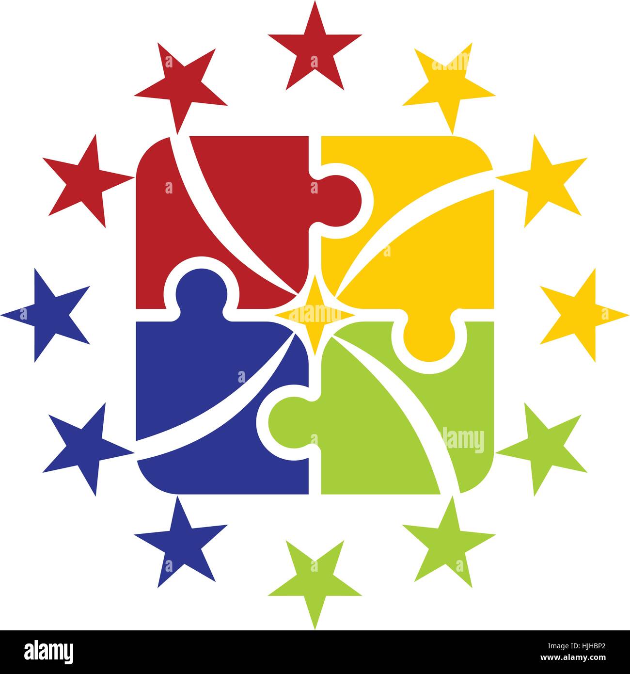 Synergy Teamwork Success Stock Vector Image & Art - Alamy