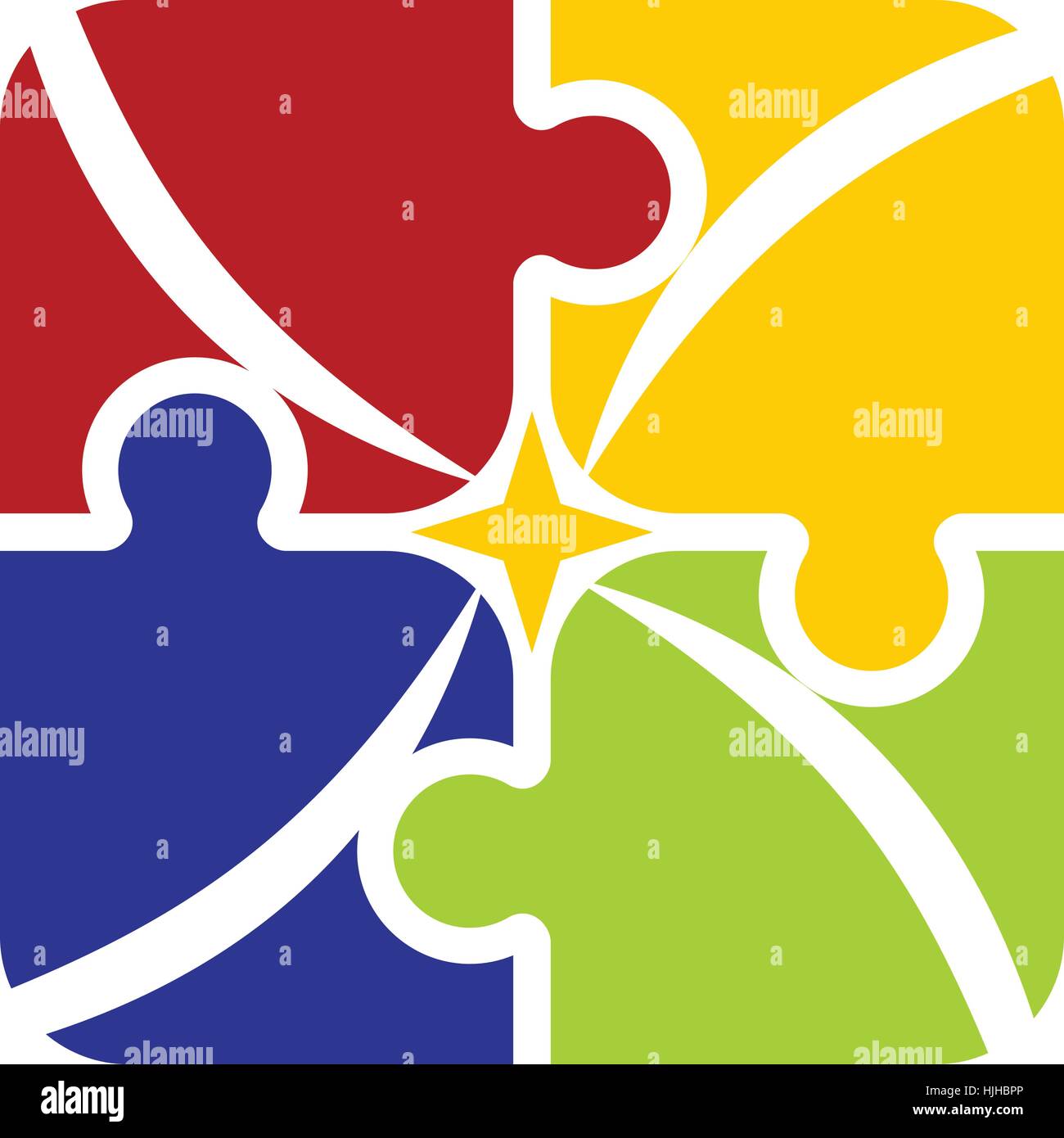 Synergy Teamwork Success Stock Vector Image & Art - Alamy