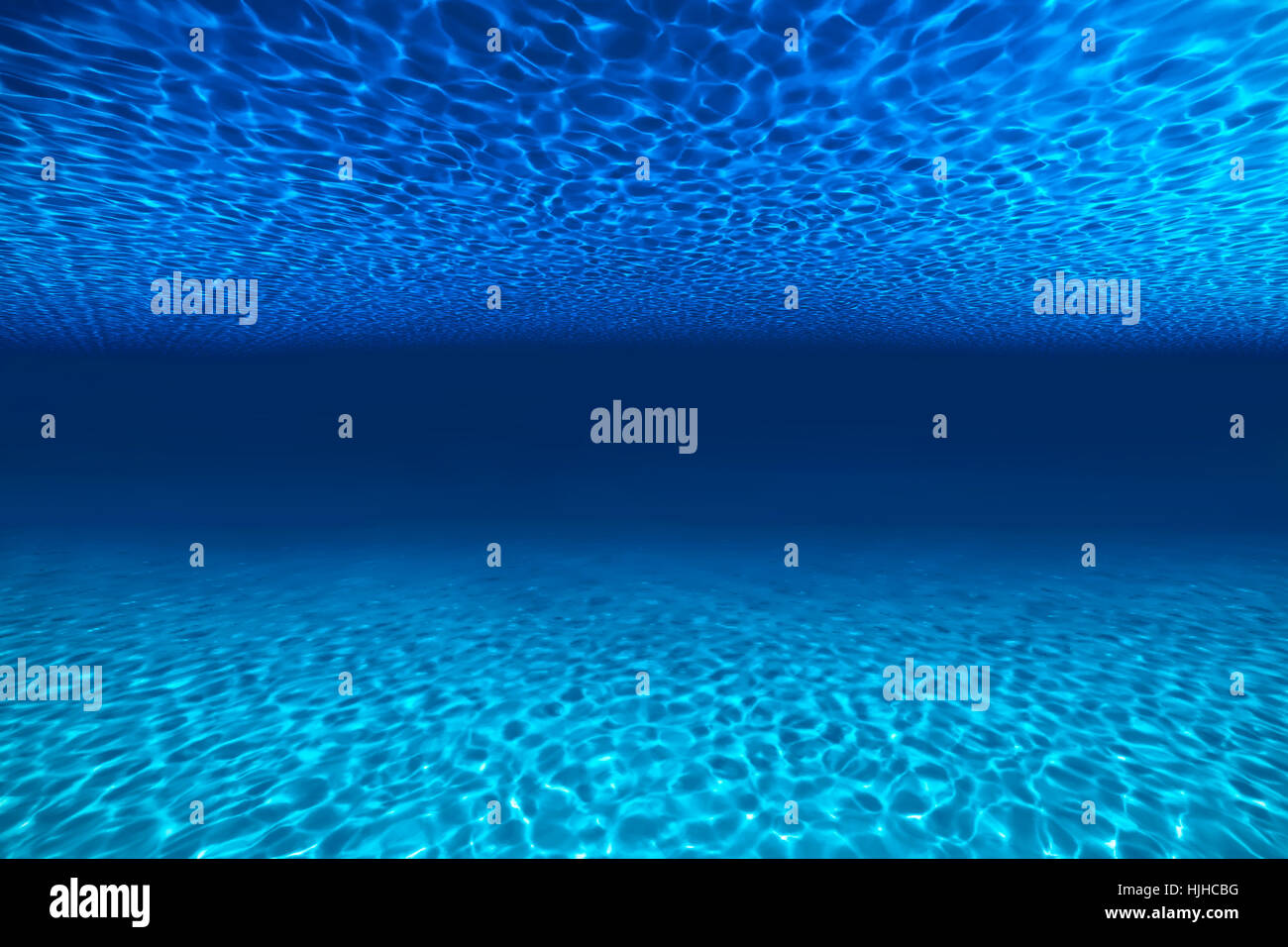Underwater, ocean bottom and surface Stock Photo - Alamy