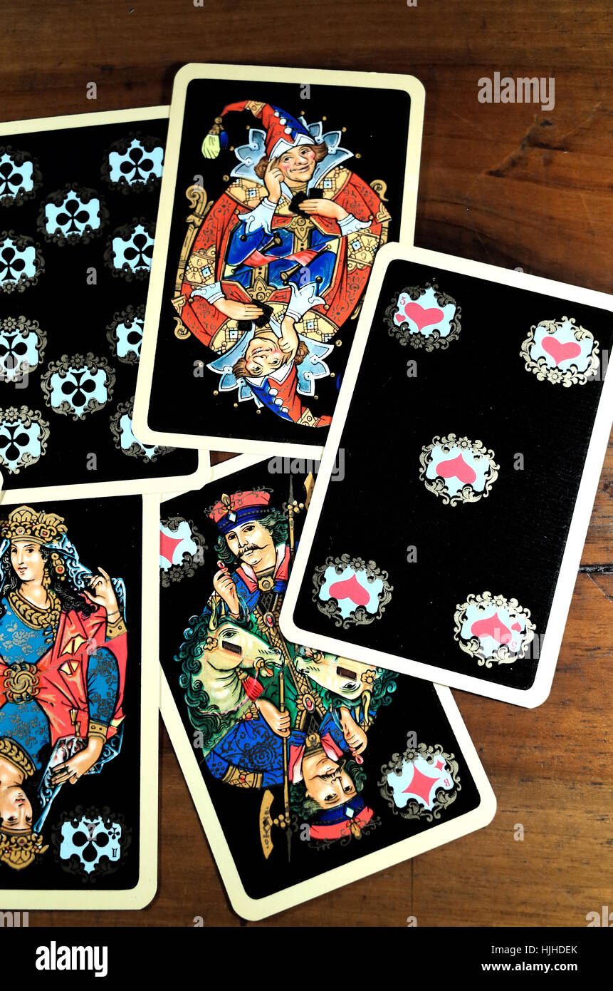 Russian playing cards Stock Photo - Alamy
