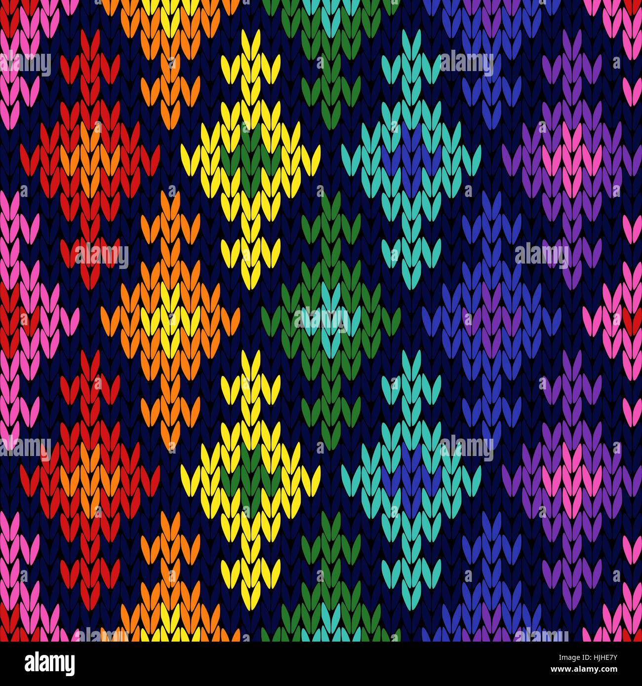 Ornate geometrical seamless knitted vector pattern as a fabric texture ...