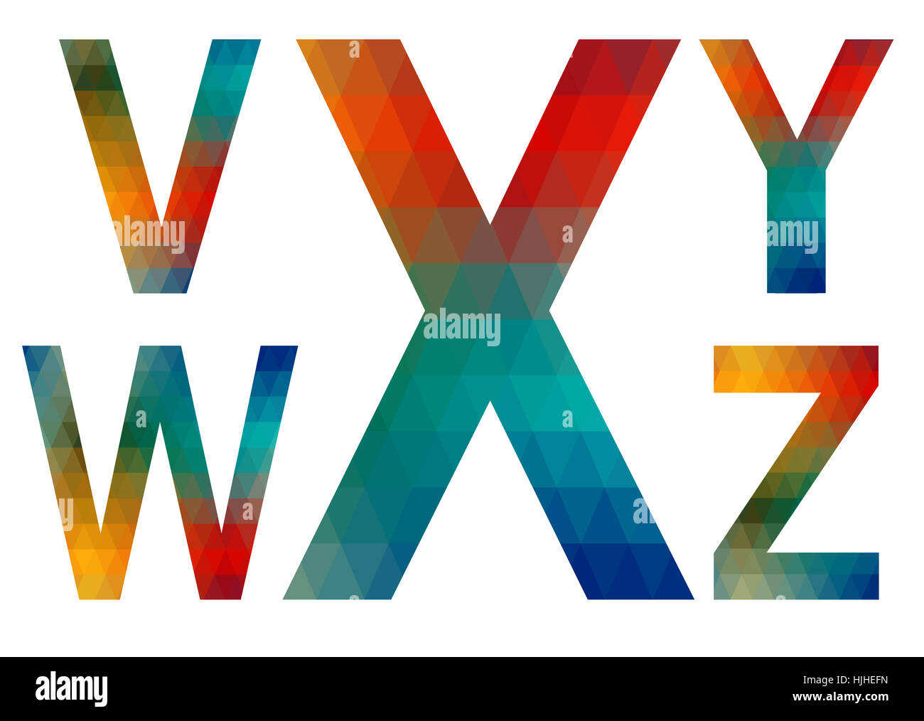 English alphabets vector hi-res stock photography and images - Alamy