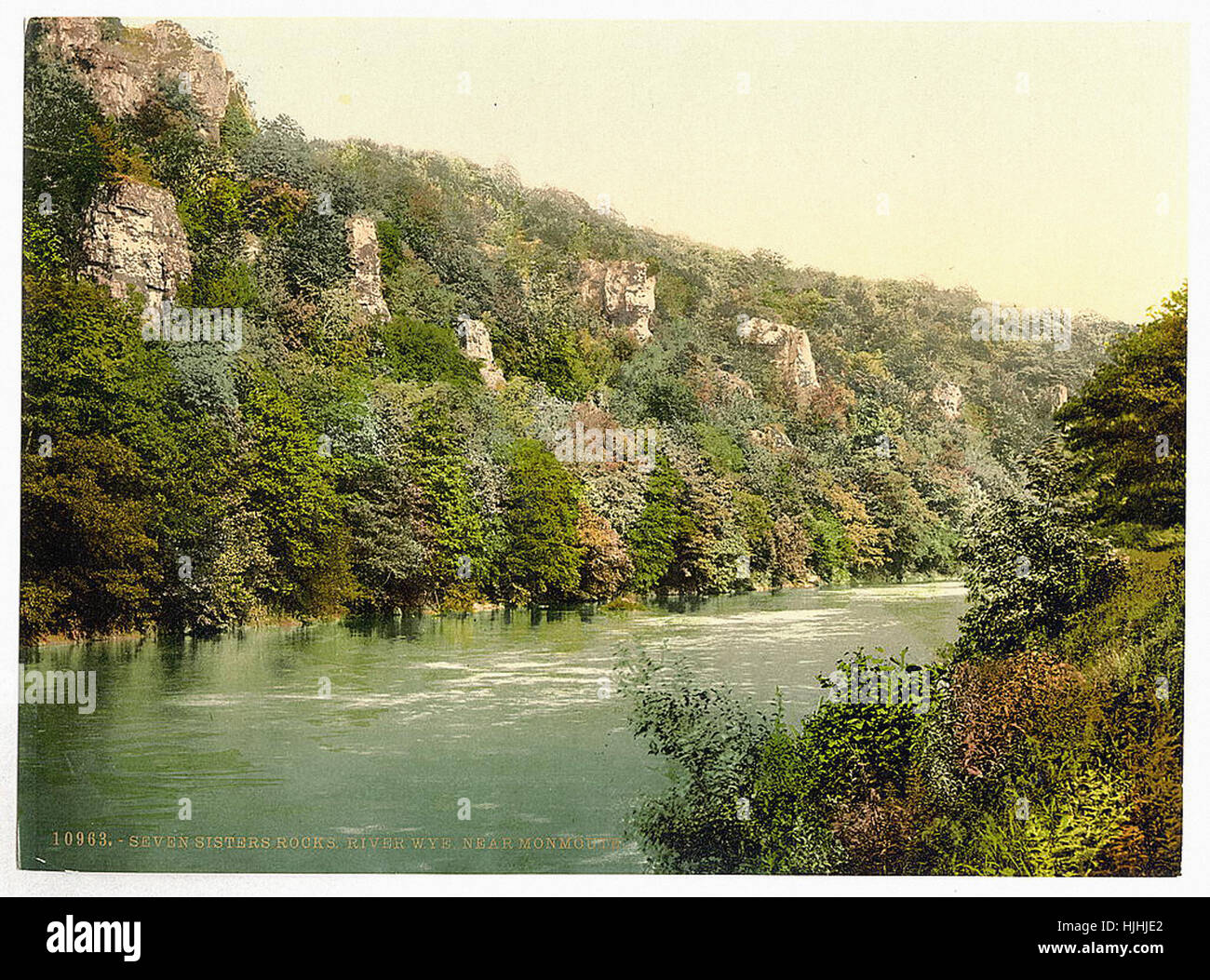 Seven sisters rocks river wye hi-res stock photography and images - Alamy