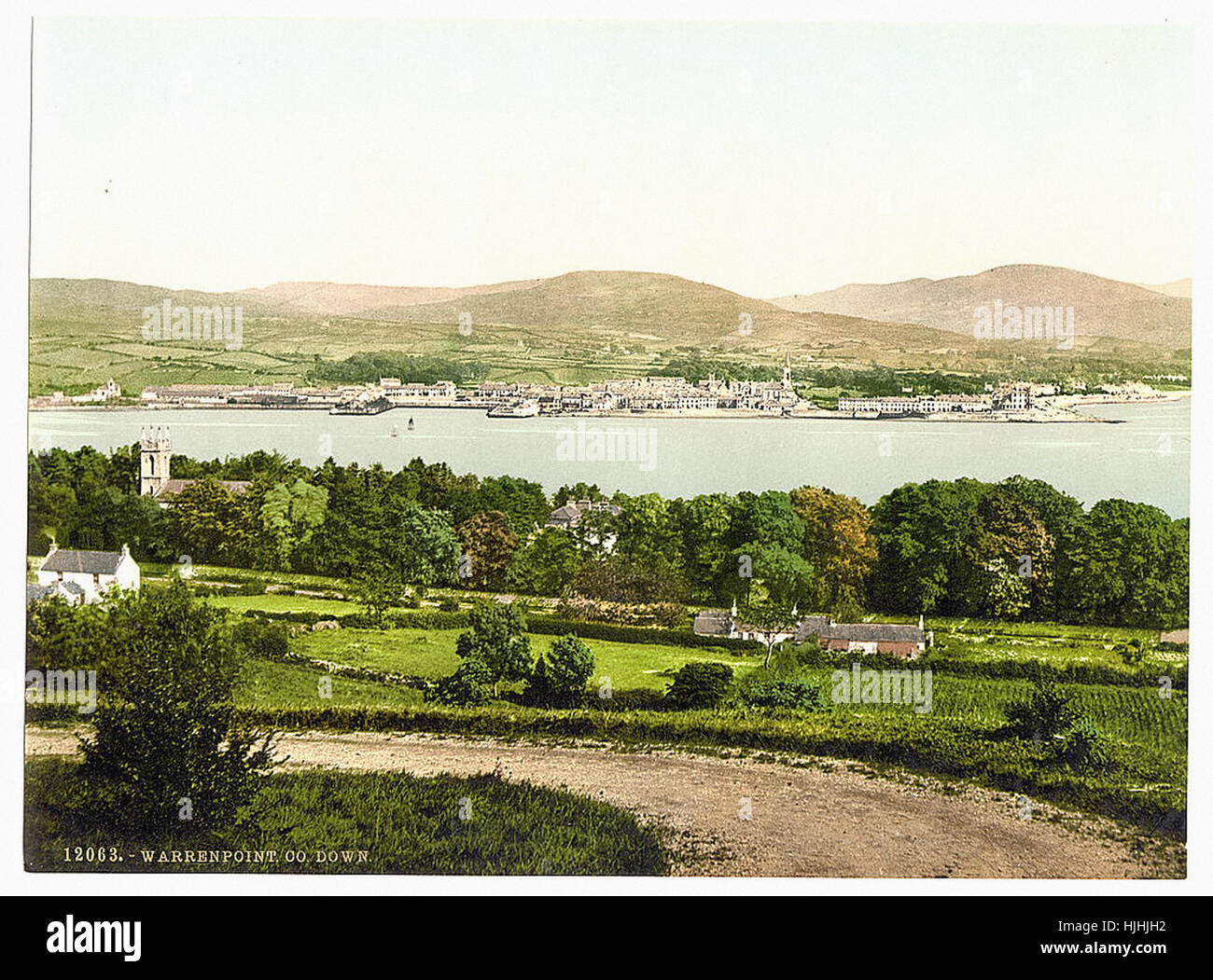 Warrenpoint. County Down, Ireland - Photochrom XIXth century Stock ...