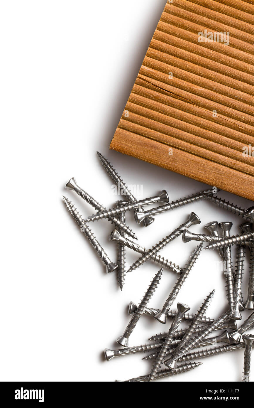 tool, isolated, wood, screw, steel, metal, pivots, bolt, construction ...