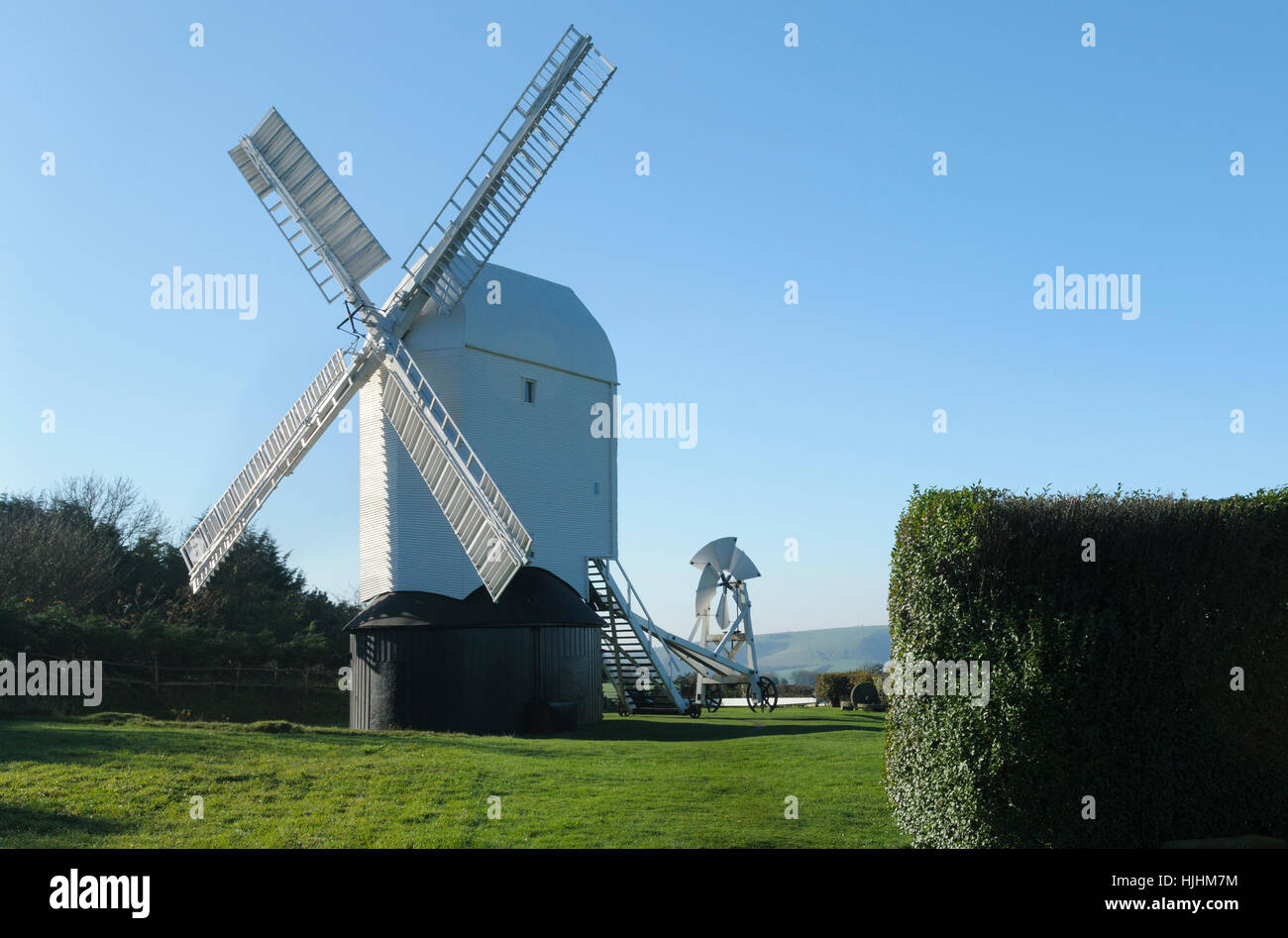 One of the Clayton windmills (Jill), Sussex, England, UK Stock Photo ...