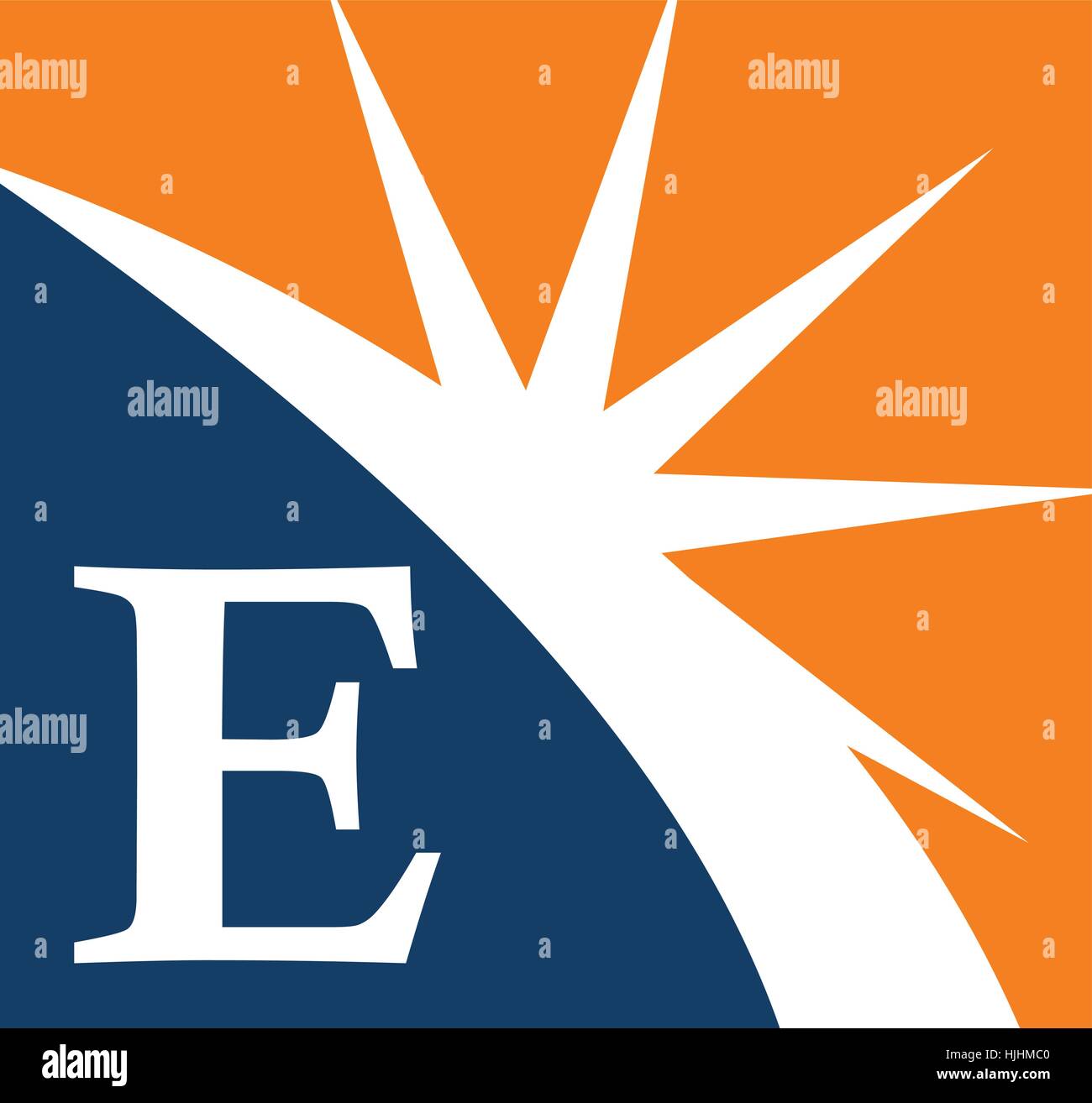 Star Swoosh Letter E Stock Vector Image & Art - Alamy