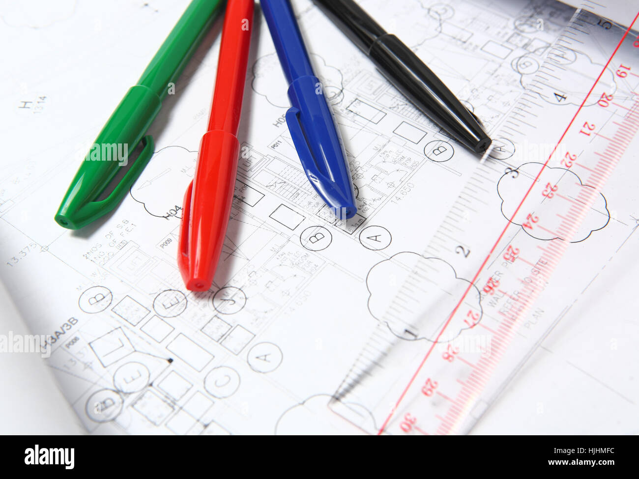 blue, house, building, architectural, model, design, project, concept ...