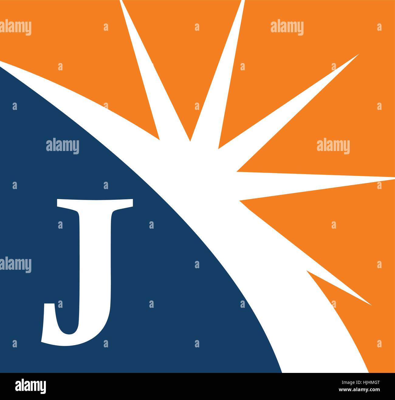 Star Swoosh Letter J Stock Vector Image & Art - Alamy