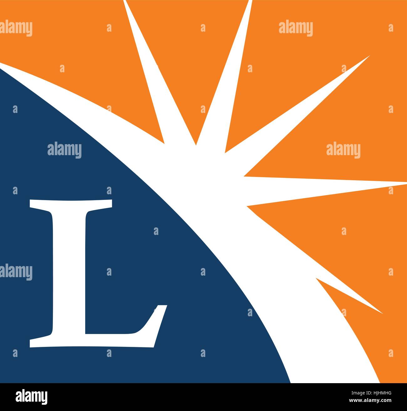 Star Swoosh Letter L Stock Vector Image & Art - Alamy