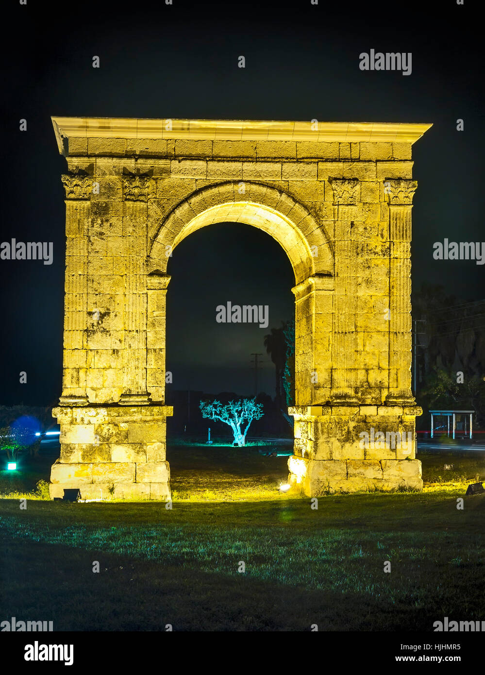 monument, stone, antique, arc, arch, spain, horizontal, ruins, vertical ...