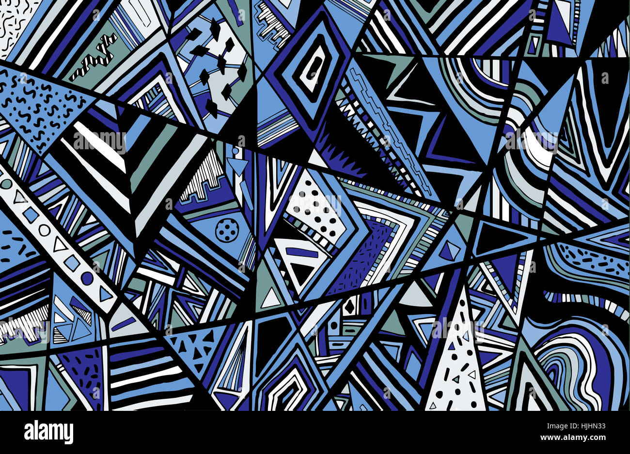 Abstract ethnic background is from different geometric shapes.Vector ...