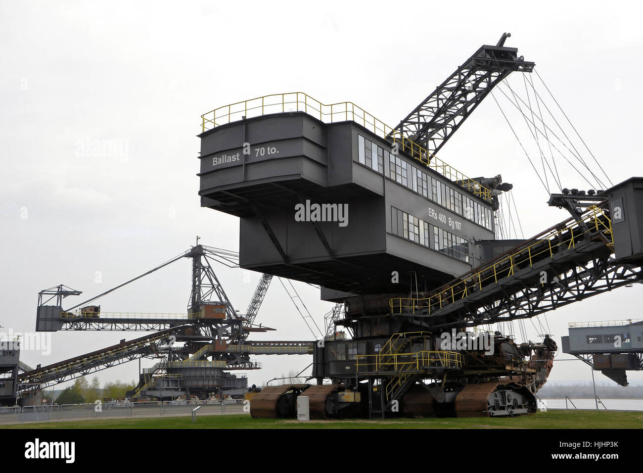 industry, engineering, steel, dredger, surface mining, drive, big ...